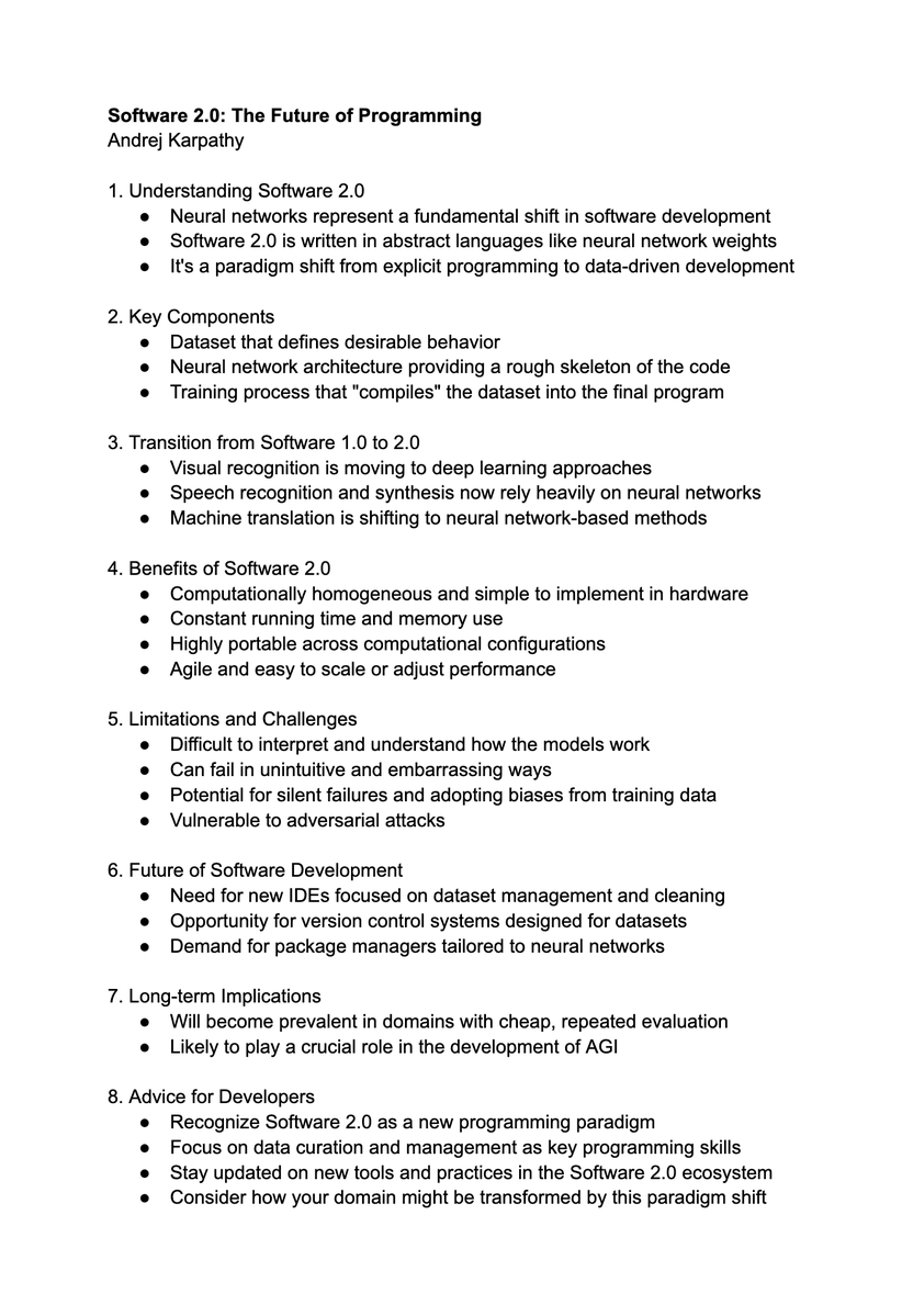 Software 2.0: The Future of Programming